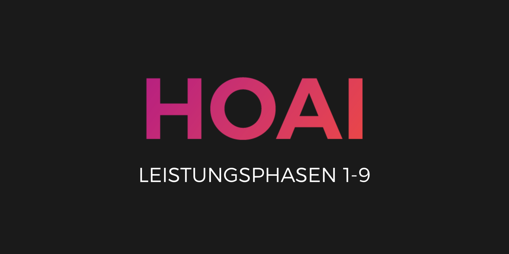 Specter | Blogpost | HOAI Leistungsphasen 1-9